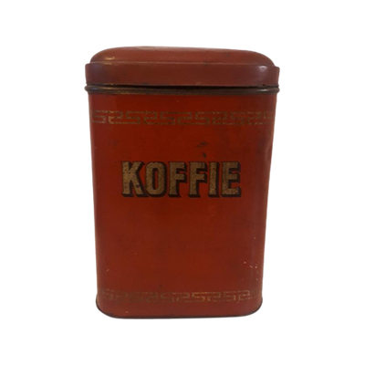 Antiek Winkelblik Koffie Blik | Servies | Reliving