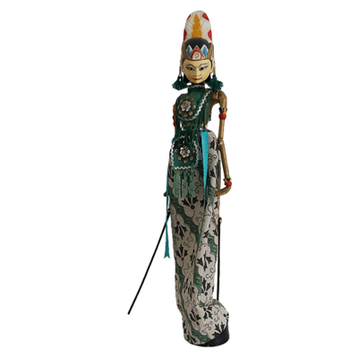Vintage Handgemaakte Indonesische Wayang-Pop, Voor 2000 | Beeldje ...