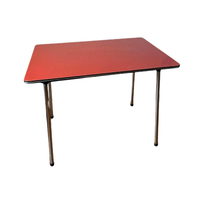 Vintage Retro Rood Formica Tafel / Bureau | Bureau | Vintage ...