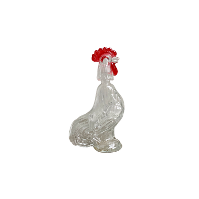 Vintage Franse Glazen Haan Karaf / Fles | Kerst | Servies | Klassiek ...