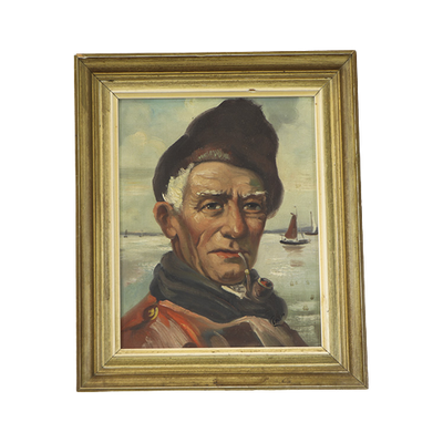Vintage Portret Zeeman | Schilderij | Vintage | Reliving
