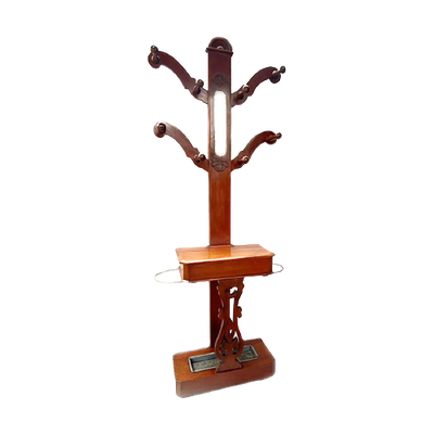 Zeldzame Hall Standaard Mahonie Hout Edwardiaans, Circa 1910 | Kapstok ...