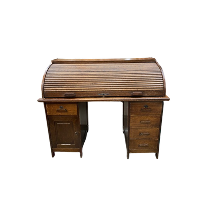 Vintage Rolluik Bureau | Bureau | Vintage | Reliving