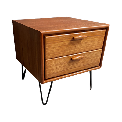 Small Lowboard Two Drawers By Rohde 1960S On New Hairpin Legs ...