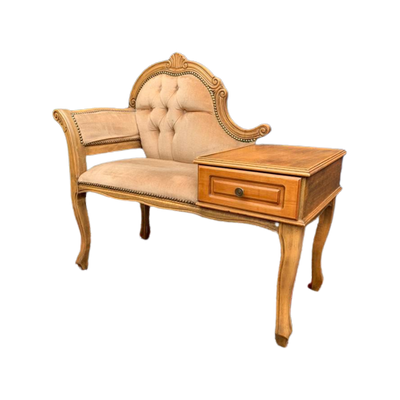 Vintage Barok Hal Bankje / Telefoonbankje Originele Staat | Bankjes ...