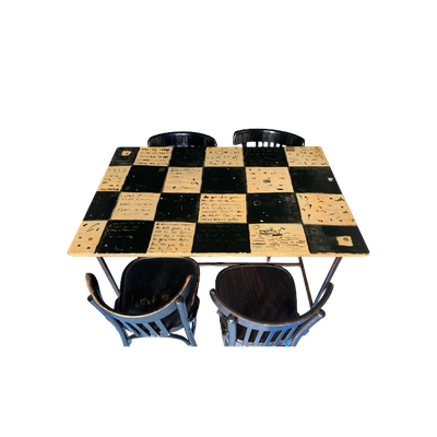 Hotel New York Tafel Geel Zwart | Tafel | Reliving