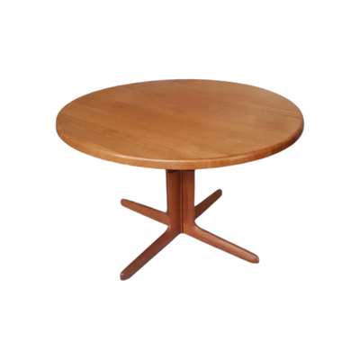 Vintage Ronde Tafel Deense Tafel Teakhouten Tafel | Tafel | Vintage ...