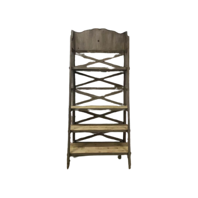 Brocante Houten Rek / Etagere / Wandplank | Wandsysteem | Landelijk ...