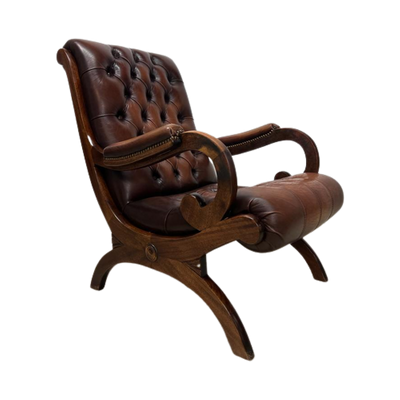Vintage Chesterfield Fauteuil / Eenzit / Clubzetel | Fauteuil | Vintage ...
