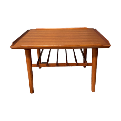 Georg Jensen Coffee Table In Teak For Kubus Denmark 1960S | Salontafel ...
