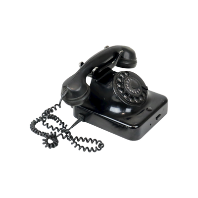 Oude Draaischijf Telefoon Bakeliet En Metaal Siemens België Jaren 50 ...