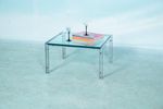 Vintage Design Metaform M1 Glazen Tafel, Salontafel 70S | Salontafel ...