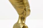 Caravell Design Koningin Nefertiti Vintage Beeldje Koper Messing 15Cm ...