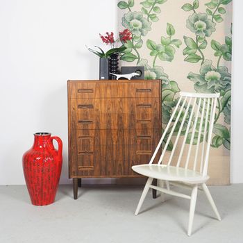 Carstens Grote Rode Fat Lava Vloervaas | Vaas | Reliving