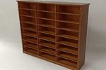 Vintage Houten Postsorteer Postvakjes Kast Wandmeubel | Boekenkast ...