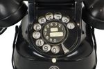 Oude Telefoon Met Draaischijf Zwart Metaal Bakeliet Rtt 1965 | Overig ...