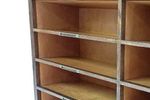 Vintage Houten Postsorteer Postvakjes Kast Wandmeubel | Boekenkast ...