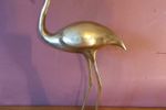 Xl Messing Flamingo Koper Vintage | Beeldje | Eclectisch ,| Hollywood ...
