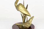 Reiger Messing Beeld Sculptuur Mid Century Modern Vintage Beeldje 29Cm ...