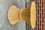Set Van 2 Vintage Side Tables In Wheat Sheaf Shape Mcguire | Salontafel ...