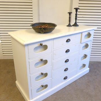 Prachtige Witte Landelijke Ladekast | Ladekast | Landelijk | Reliving